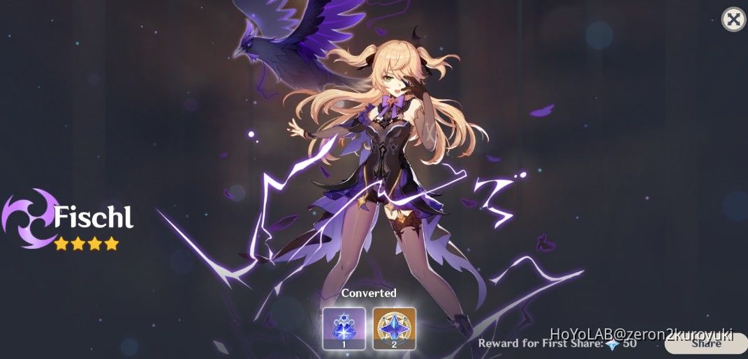 C6 fischl lol Genshin Impact | HoYoLAB