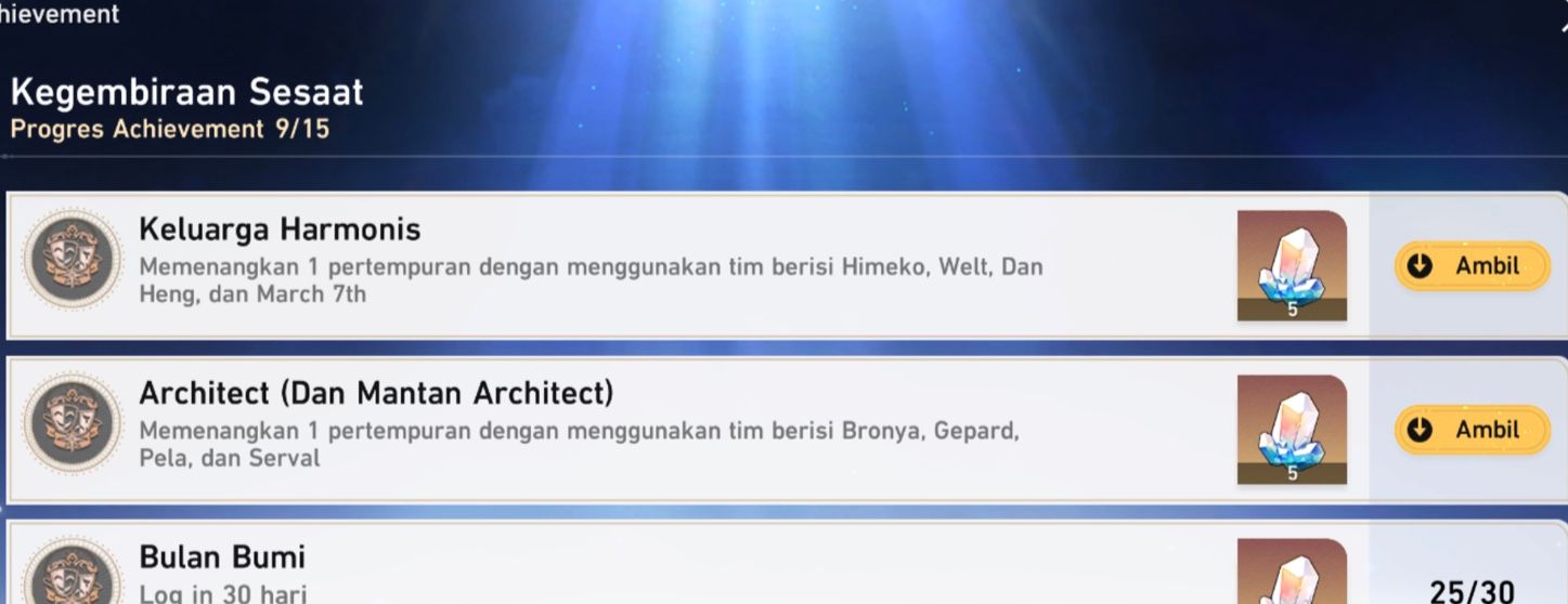 achievement honkai star rail Honkai: Star Rail | HoYoLAB