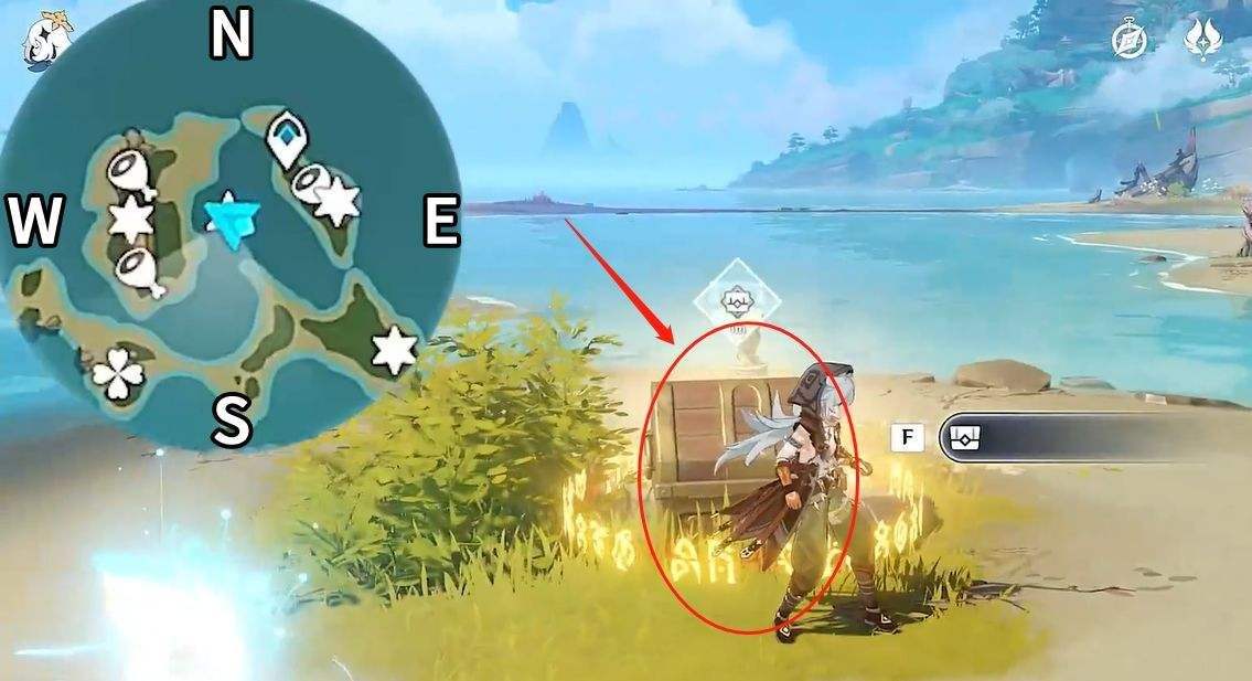 Inazuma Chest Collection Guide 12 – Nazuchi Beach (#250-276) Genshin ...