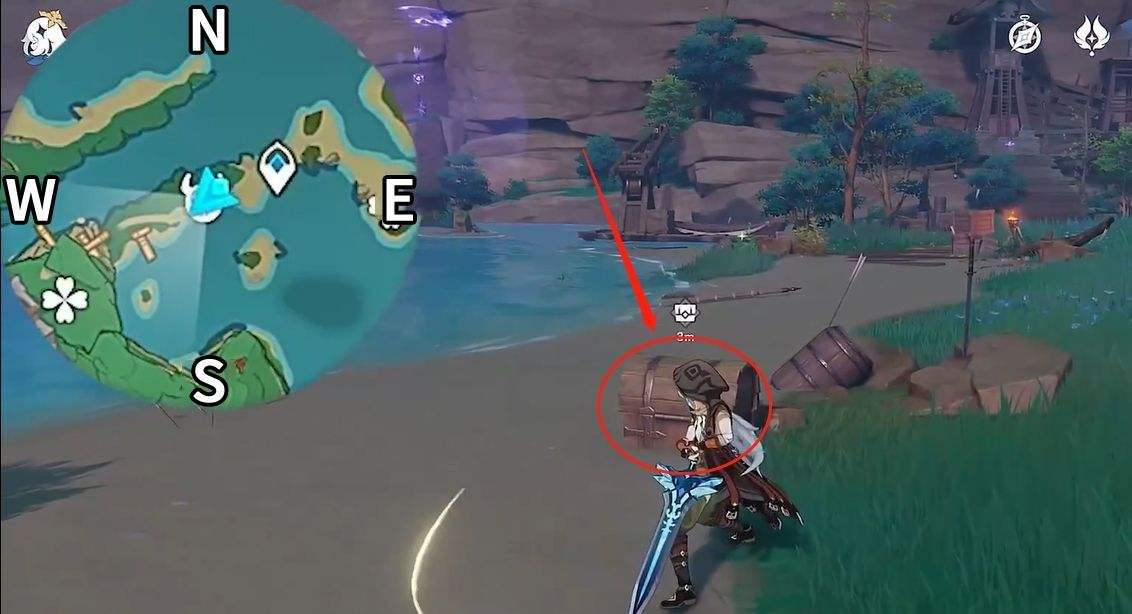 Inazuma Chest Collection Guide 12 – Nazuchi Beach (#250-276) Genshin ...