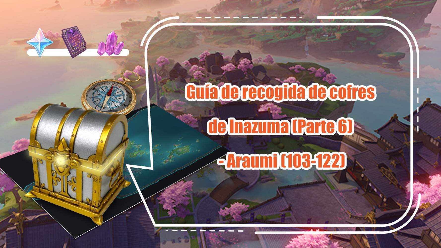 Guía de recogida de cofres de Inazuma (Parte 7) - Isla Jinren & Ritou ...