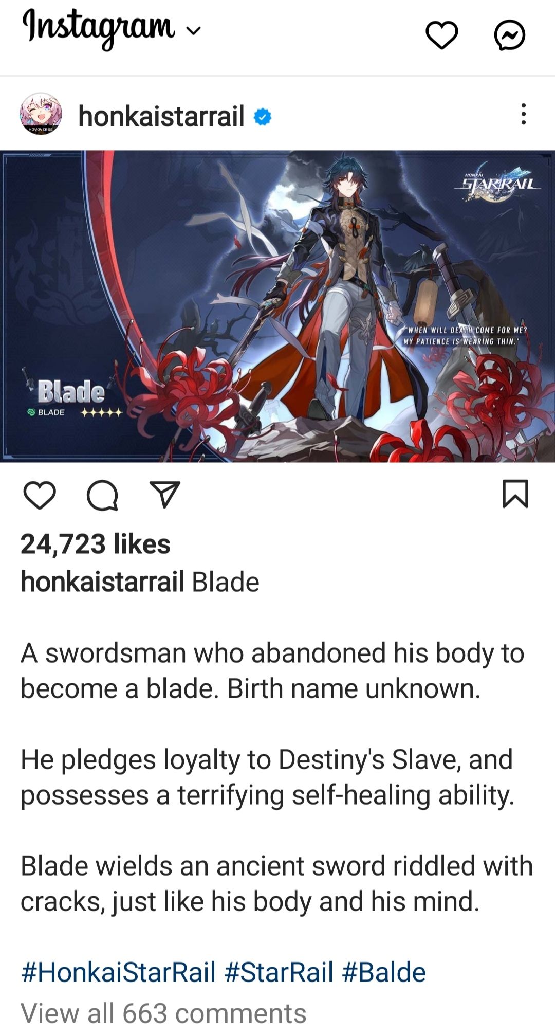 BLADE IS BALD CANON!?😱 Honkai: Star Rail | HoYoLAB