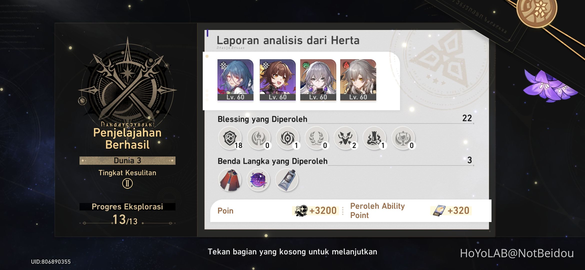 Ga ada Gepard, Mc pun jadi Honkai: Star Rail | HoYoLAB