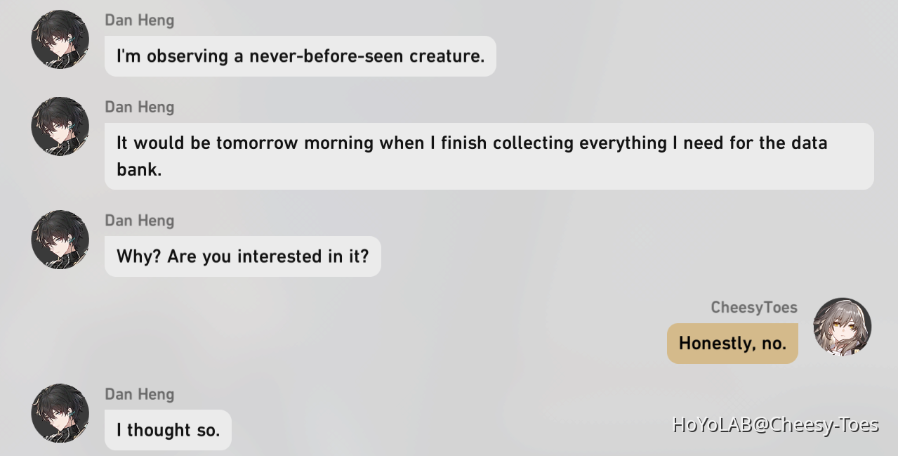 Just wanna observe dang heng in a tree 😎 Honkai: Star Rail | HoYoLAB