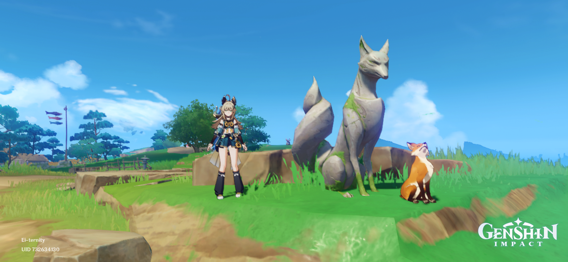 fox pose Genshin Impact | HoYoLAB