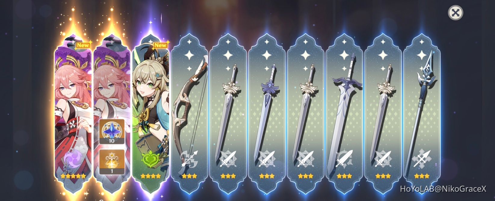 Lucky pulls Genshin Impact | HoYoLAB