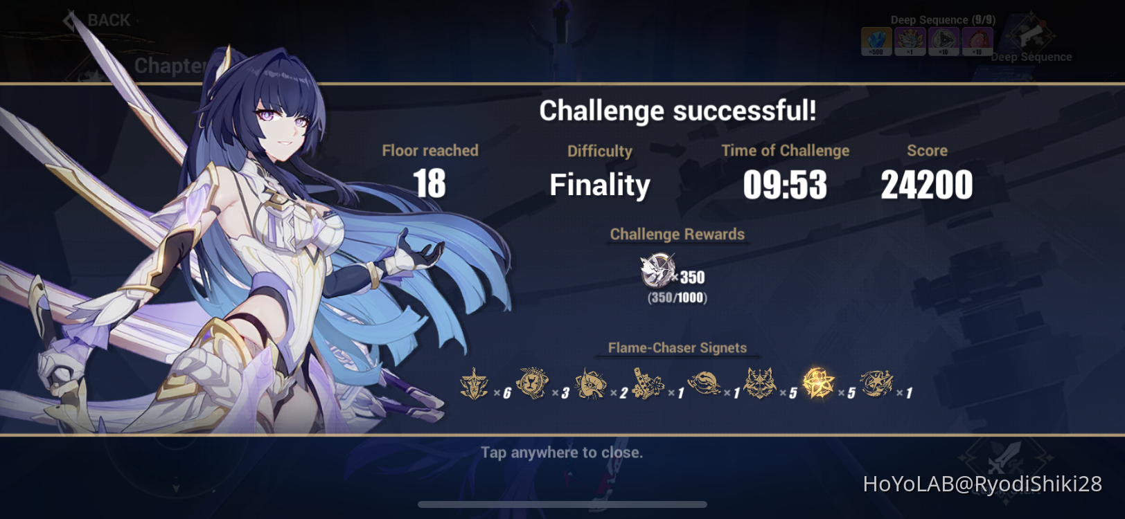 Finality level under ten minutes Honkai Impact 3rd | HoYoLAB