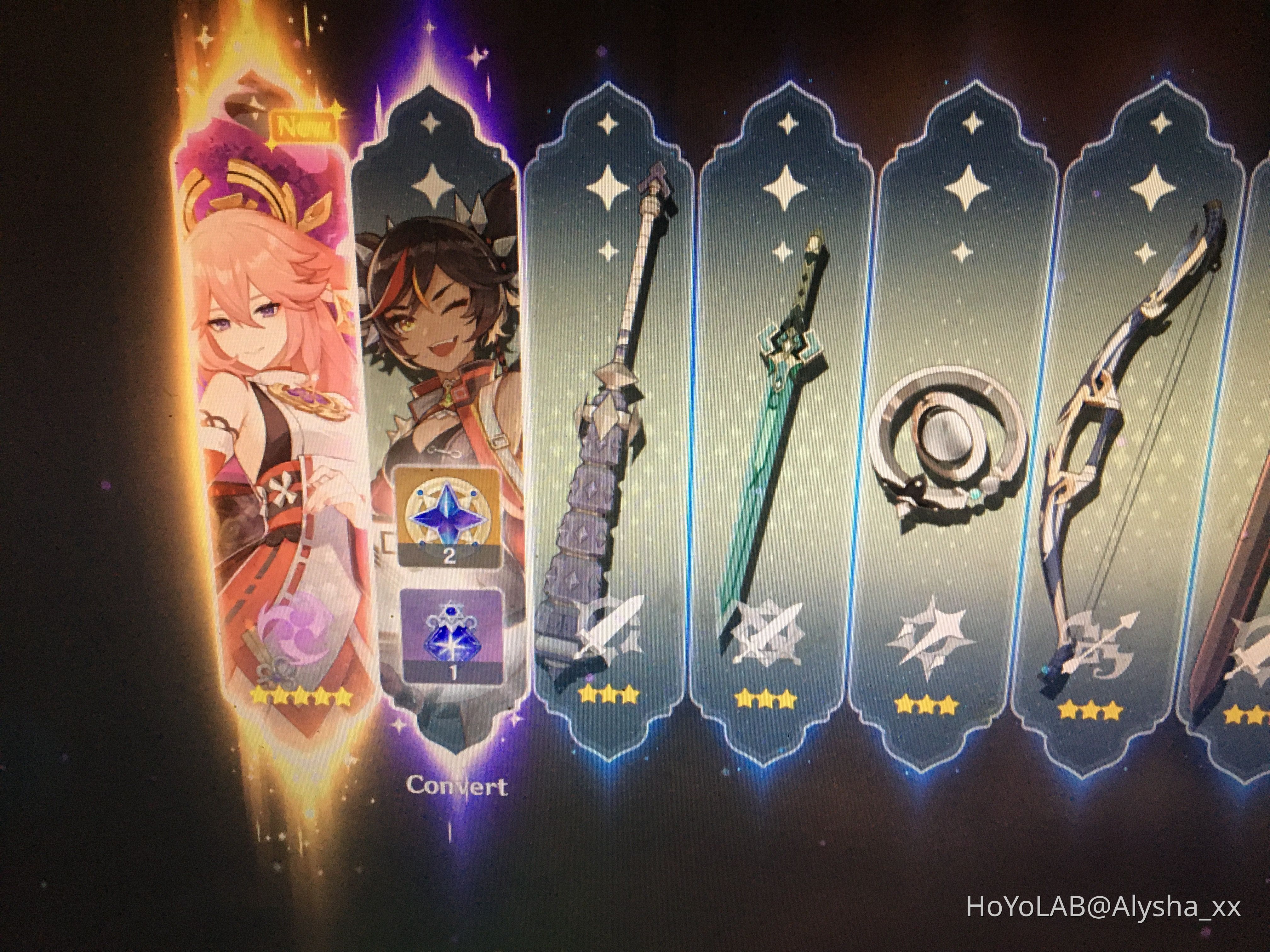 10 pulls on each banner Genshin Impact | HoYoLAB