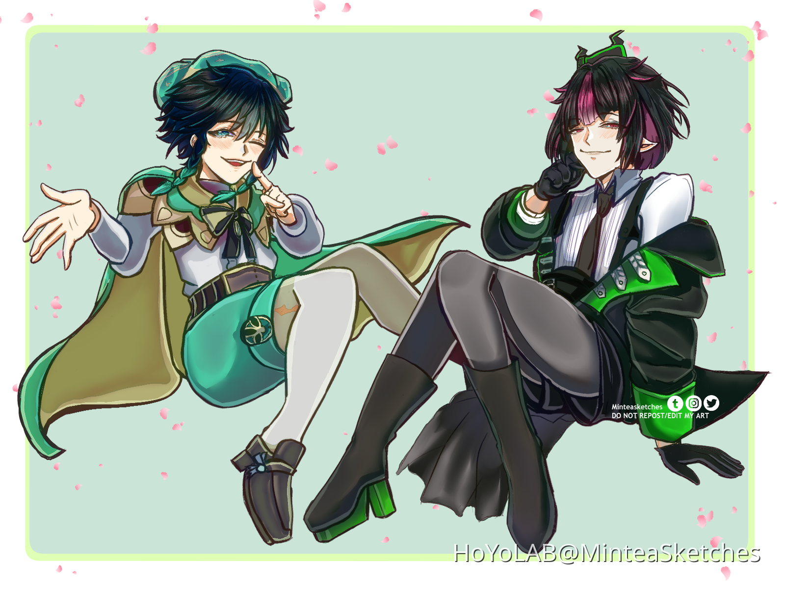 Venti and Lilia Genshin Impact | HoYoLAB