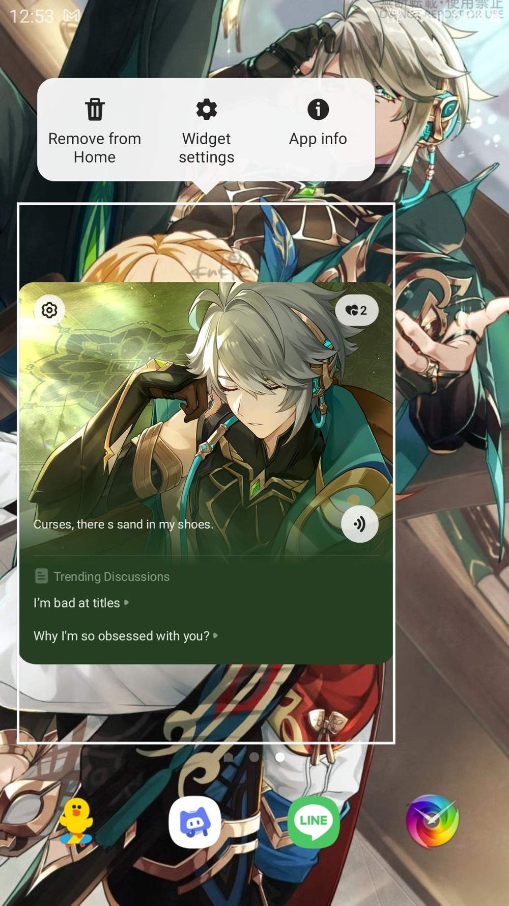 Update on HoYoLab widget Genshin Impact | HoYoLAB