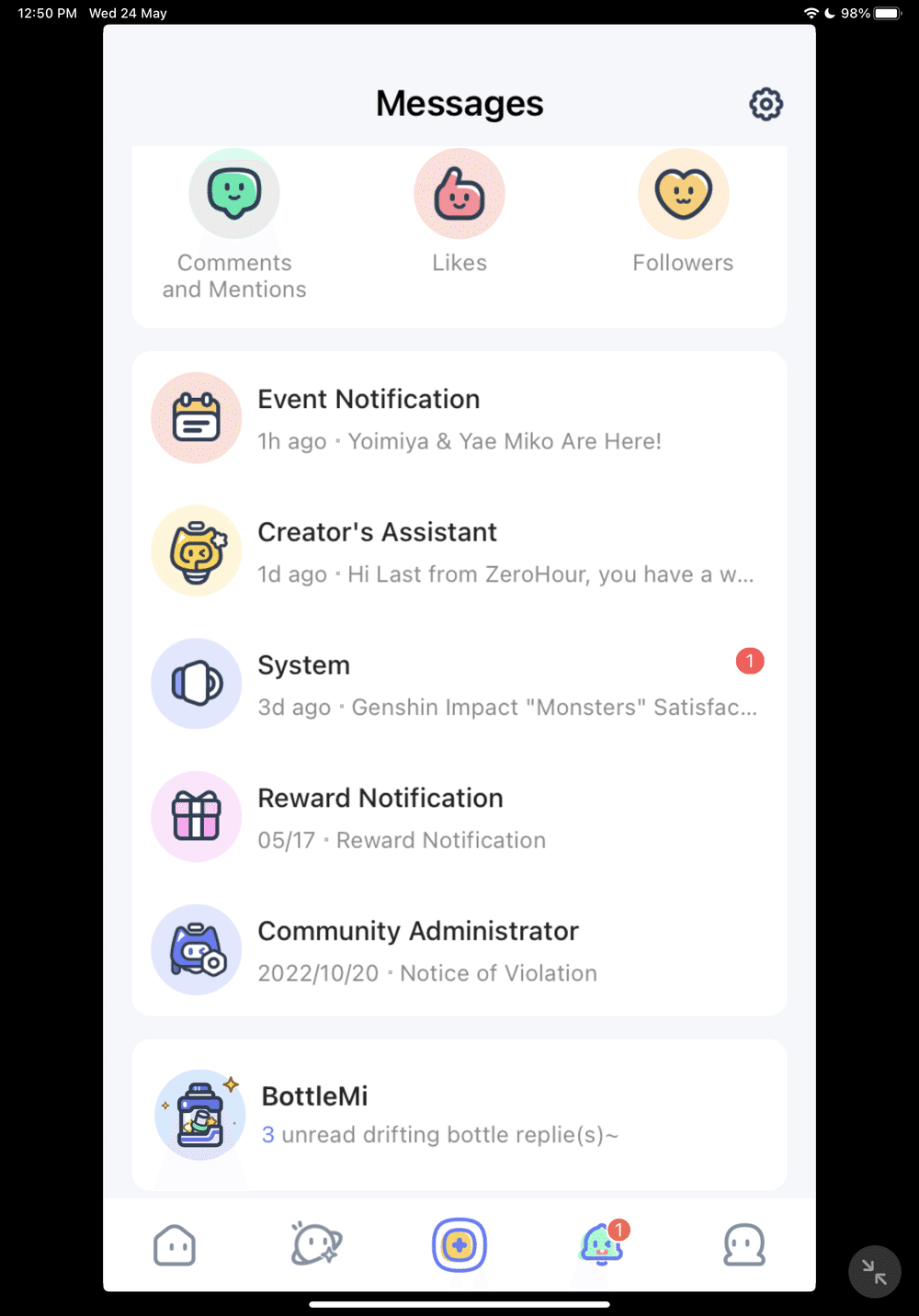 Update on HoYoLab widget Genshin Impact | HoYoLAB
