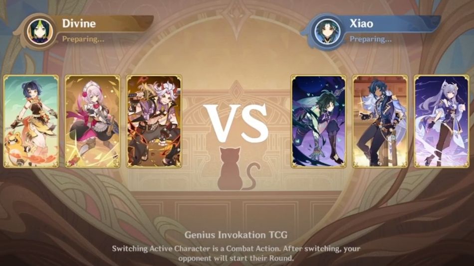Genius Invokation TCG - Xiao Serious Showdown/By Divine Aureole Genshin ...