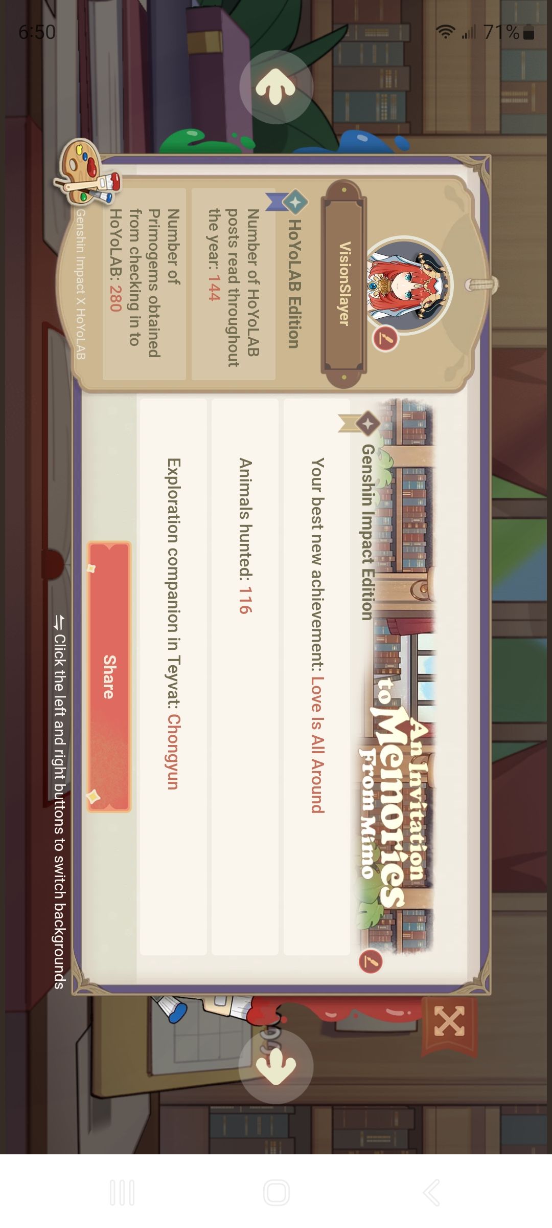 My Invite from Mimo Genshin Impact | HoYoLAB