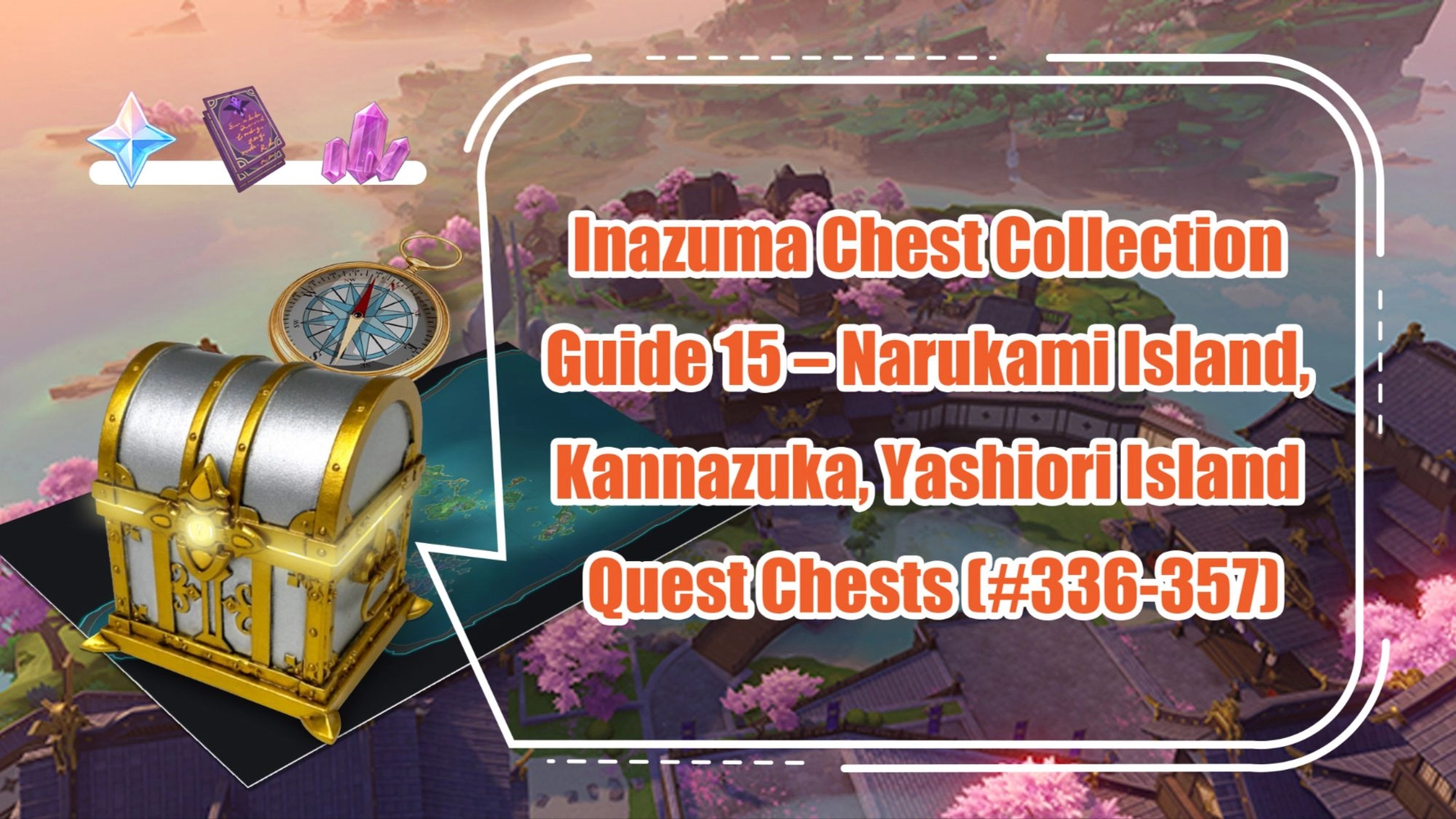 Inazuma Chest Collection Guide 16 – Mouun Shrine (#1-9) Genshin Impact ...