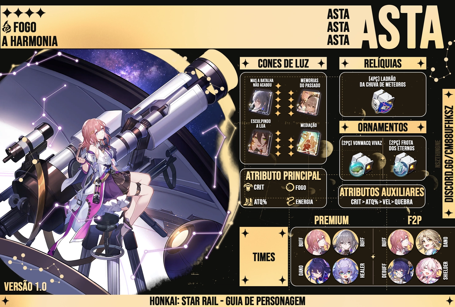 Guia de Honkai: Star Rail - Asta Honkai: Star Rail | HoYoLAB