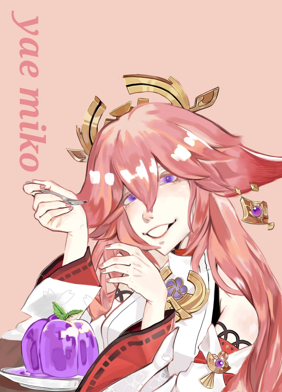 fan art Yae Miko Genshin Impact | HoYoLAB