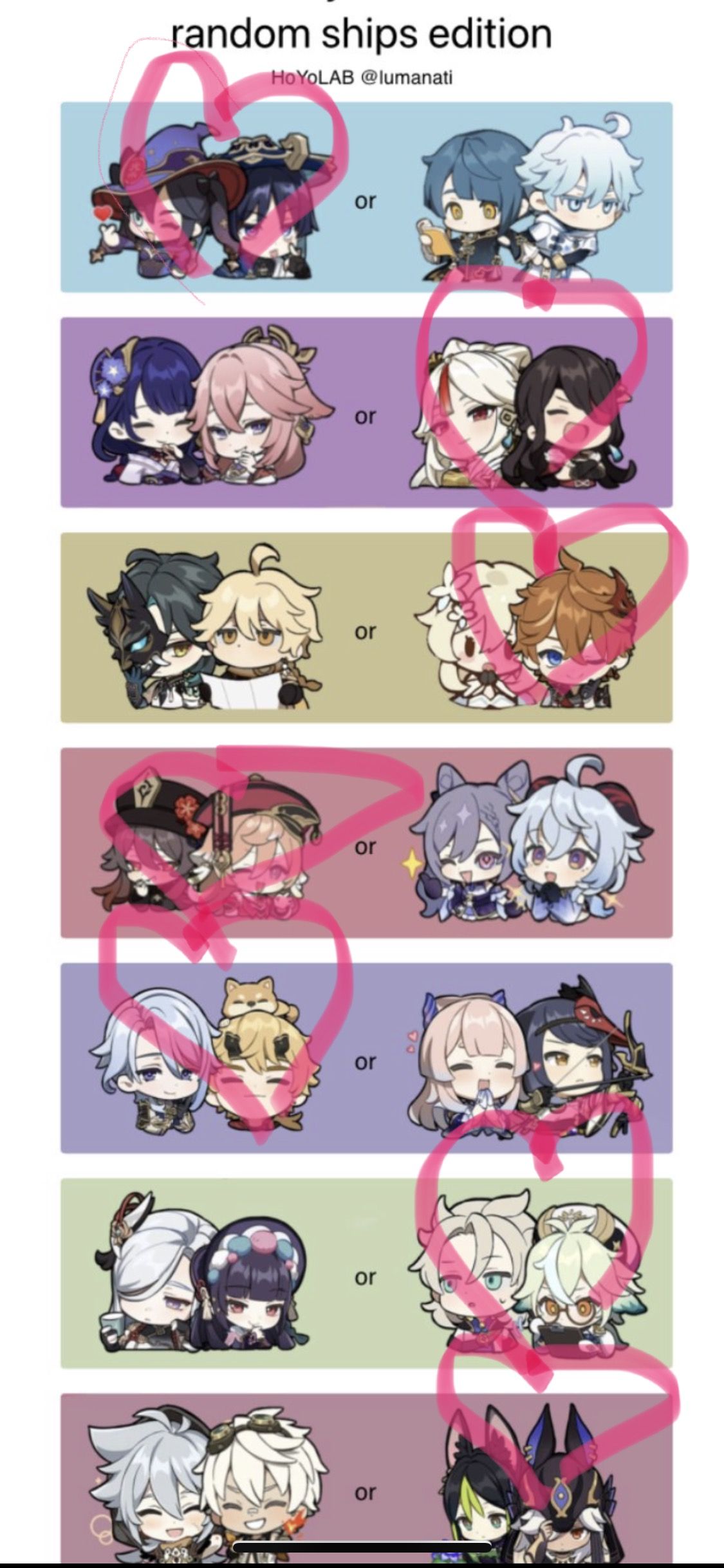 My fav ships | HoYoLAB