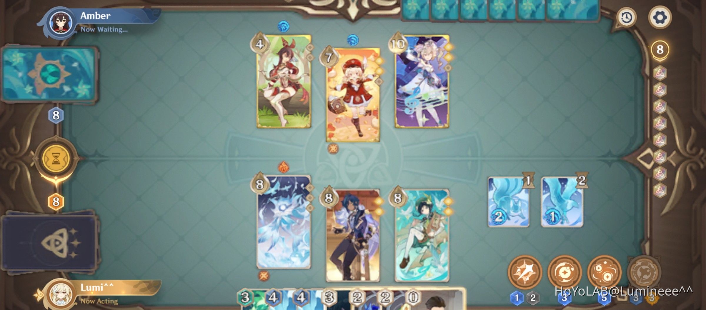 the tcg system in the event is interesting :3 Genshin Impact | HoYoLAB