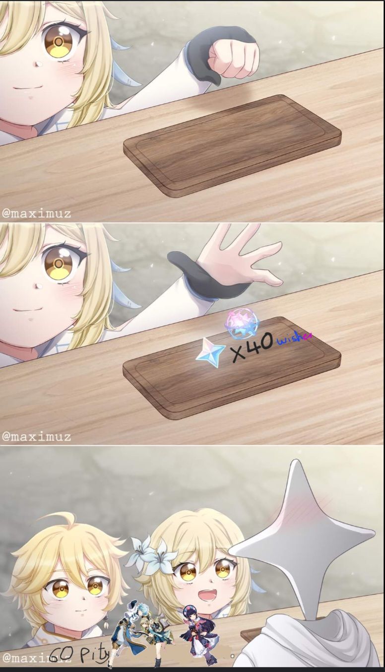 my pulls with 40 wishes Genshin Impact | HoYoLAB