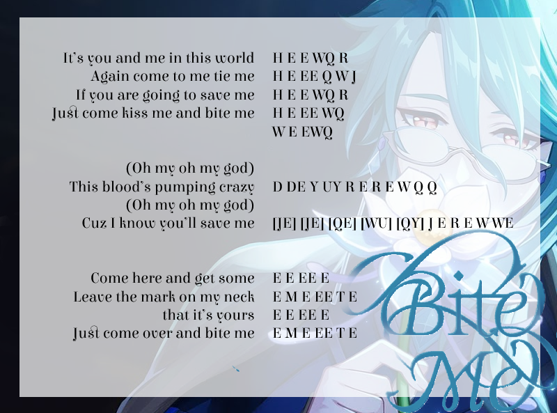 Windsong Lyre - ENHYPEN - Bite Me - Music map Genshin Impact | HoYoLAB