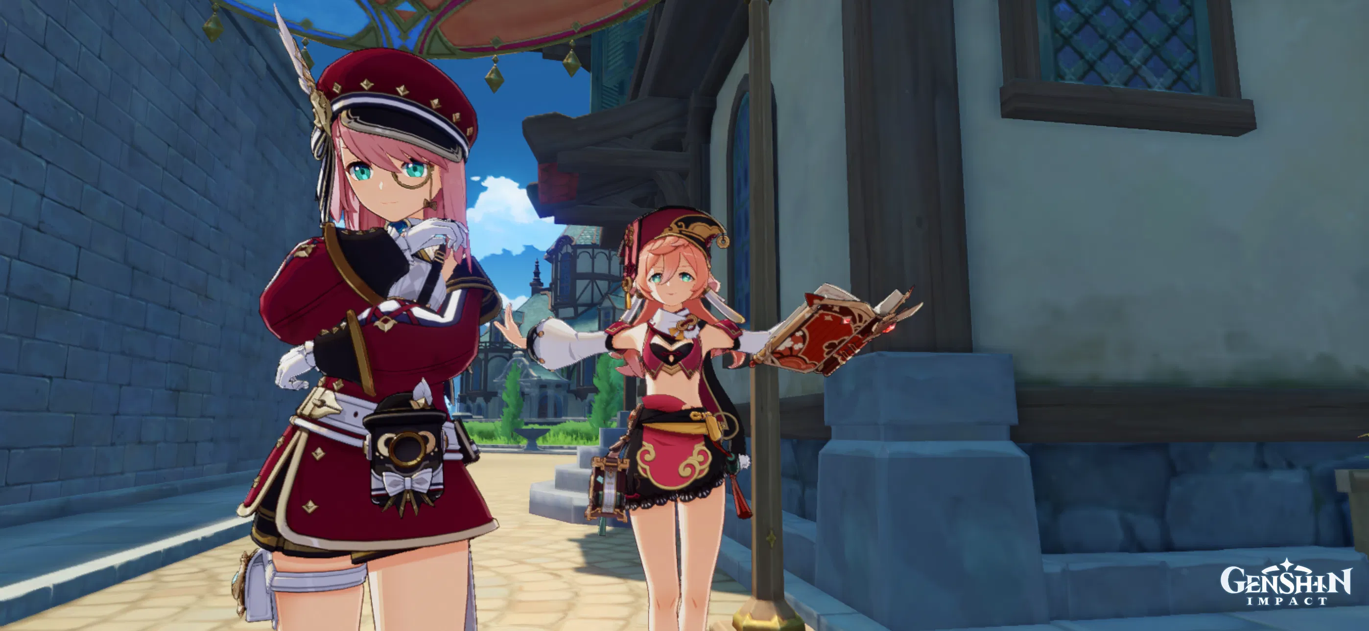 Charlotte and Yanfei Genshin Impact | HoYoLAB