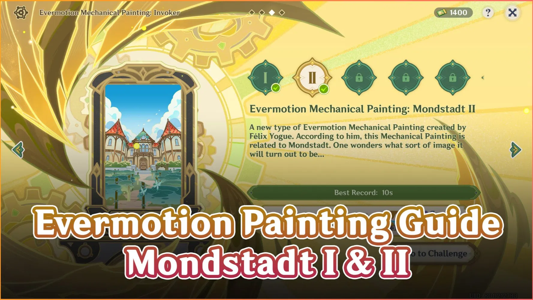 [V3.7] Evermotion Mechanical Painting: Invoker Mini Guide | Liyue 1 & 2 Genshin Impact | HoYoLAB