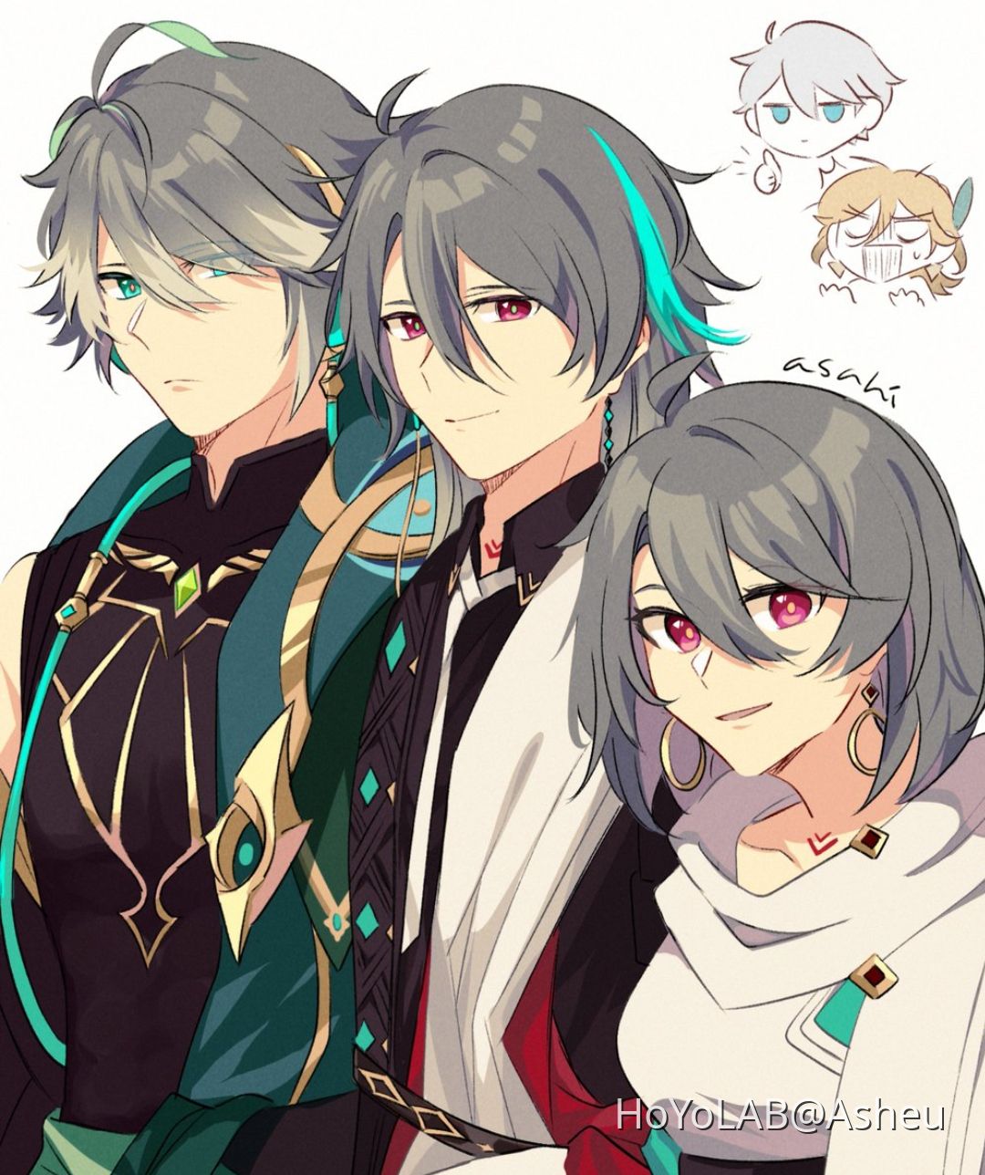 Alhaitham and his otherworldly sibs 🌱 Genshin Impact | HoYoLAB