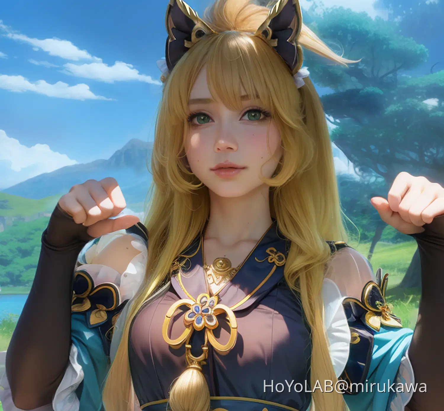 Friend turned me into Kirara trough AI 🌸🐈 Genshin Impact | HoYoLAB