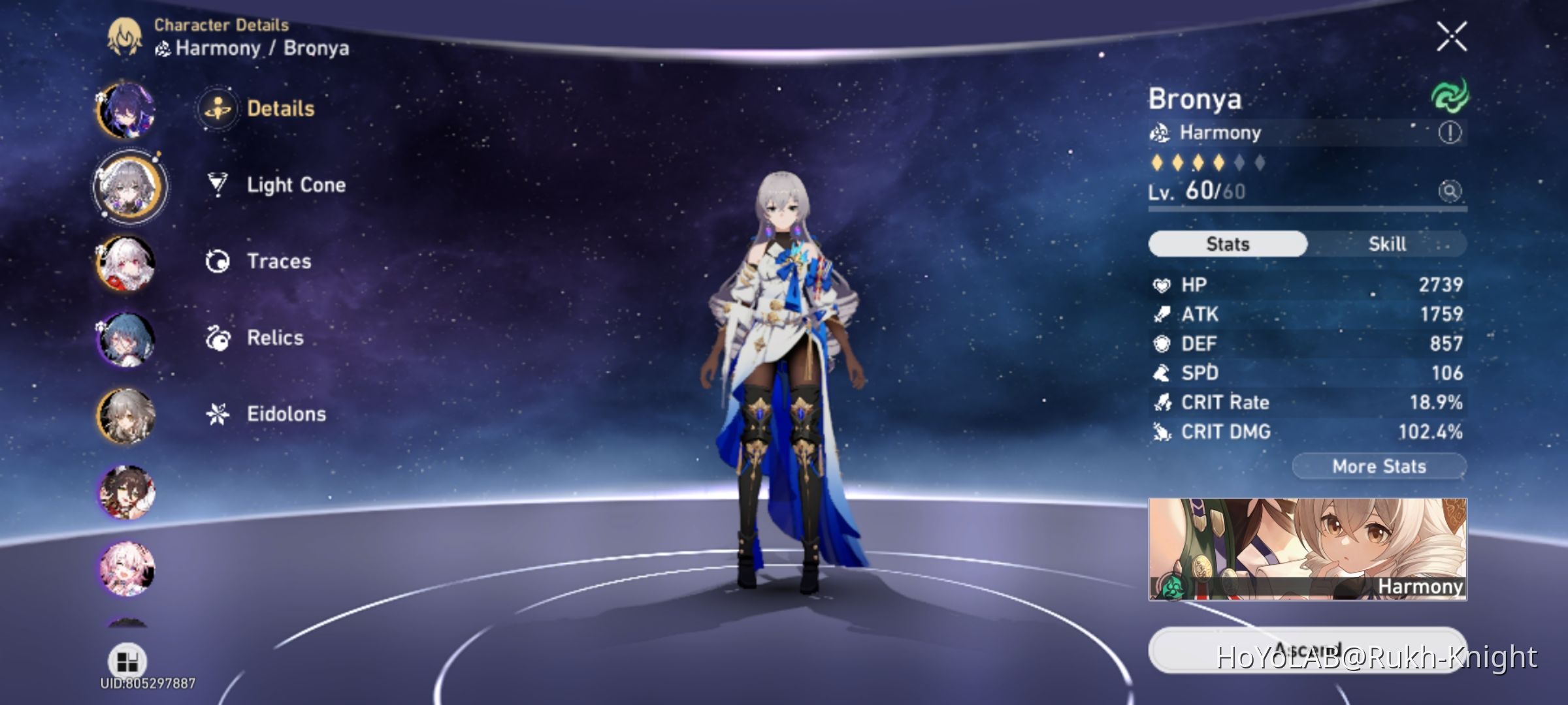 My Bronya current build so far Honkai: Star Rail | HoYoLAB