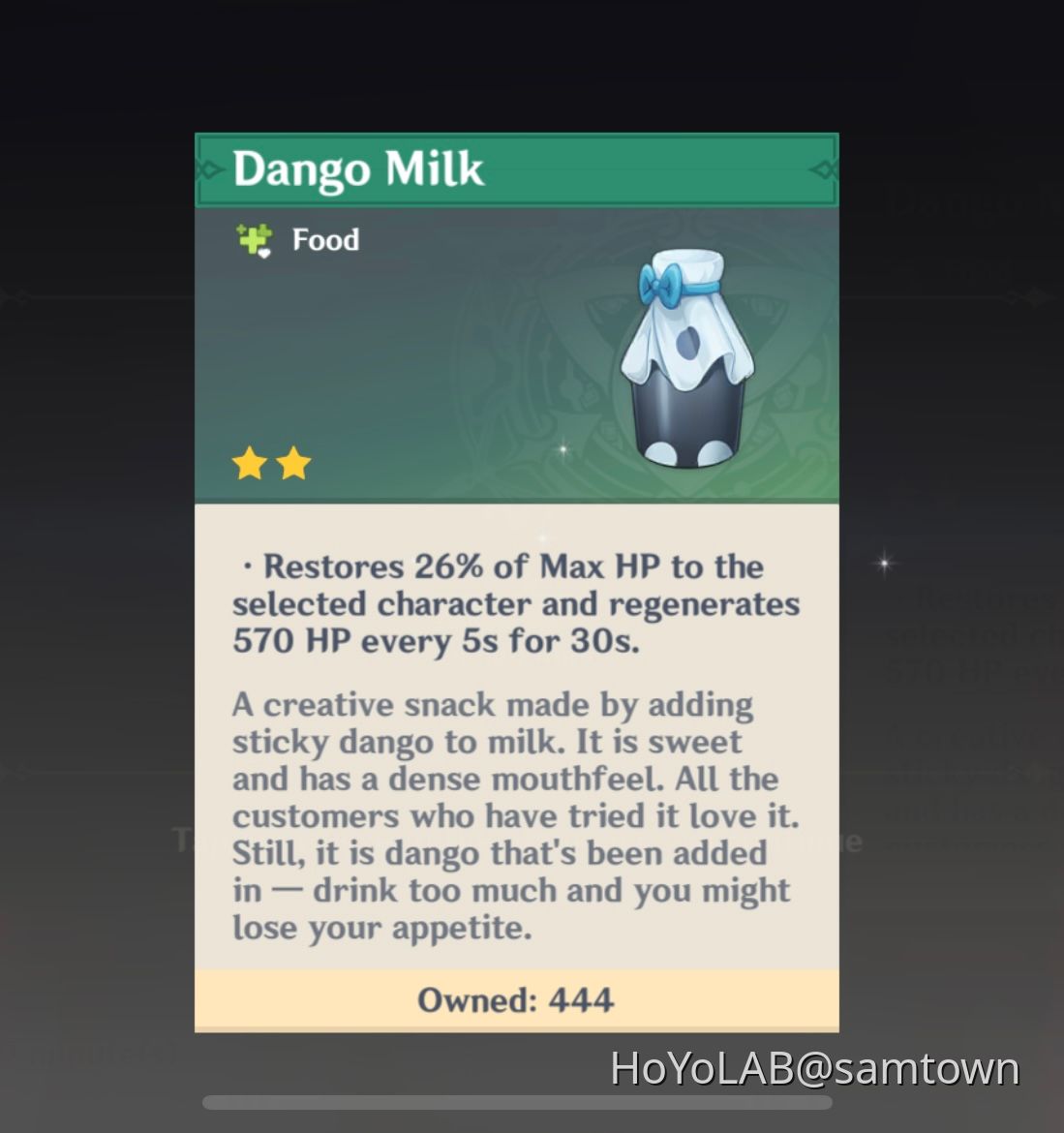 dango milk collector Genshin Impact | HoYoLAB