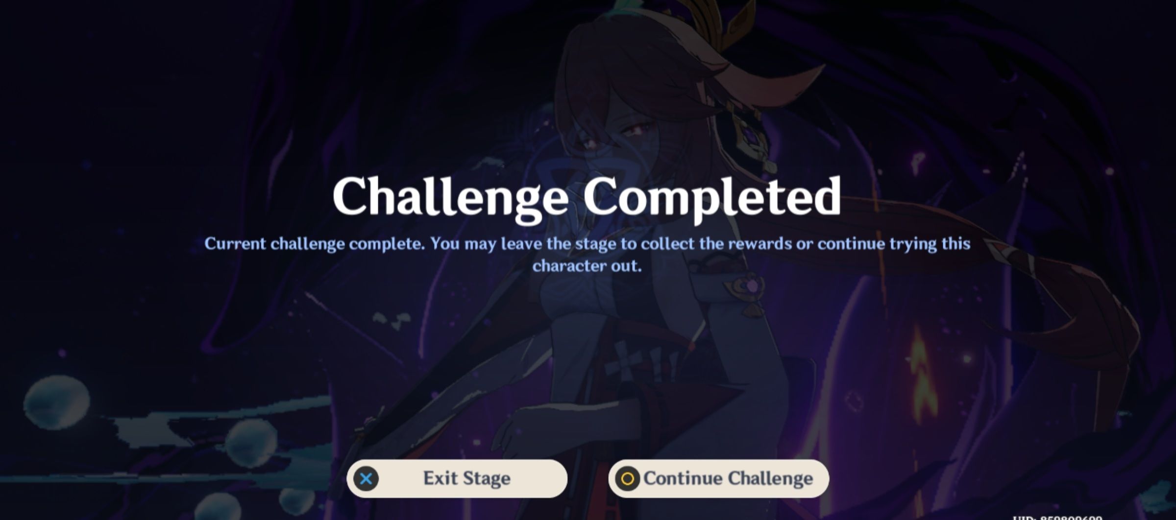 This is the best Challenge Completed screen I've ever had! Genshin ...