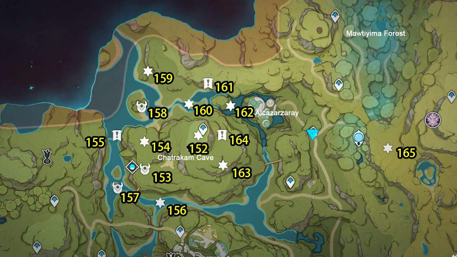 Sumeru Rainforest Chest Collection Guide 8 — Chatrakam Cave (123-165 ...