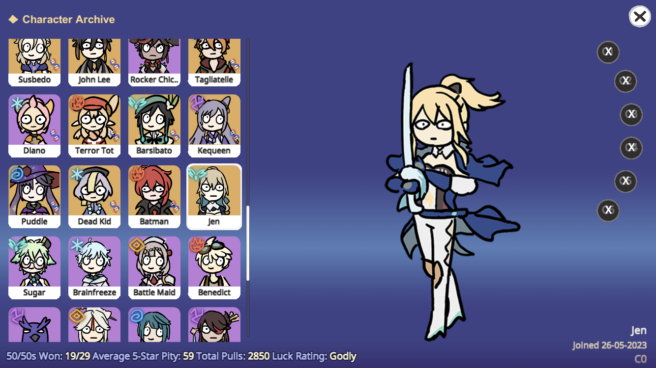 Finally got Jean in silly Wisher | HoYoLAB