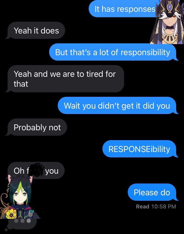 This happened with my friend and it reminds me of Cynari Genshin Impact ...