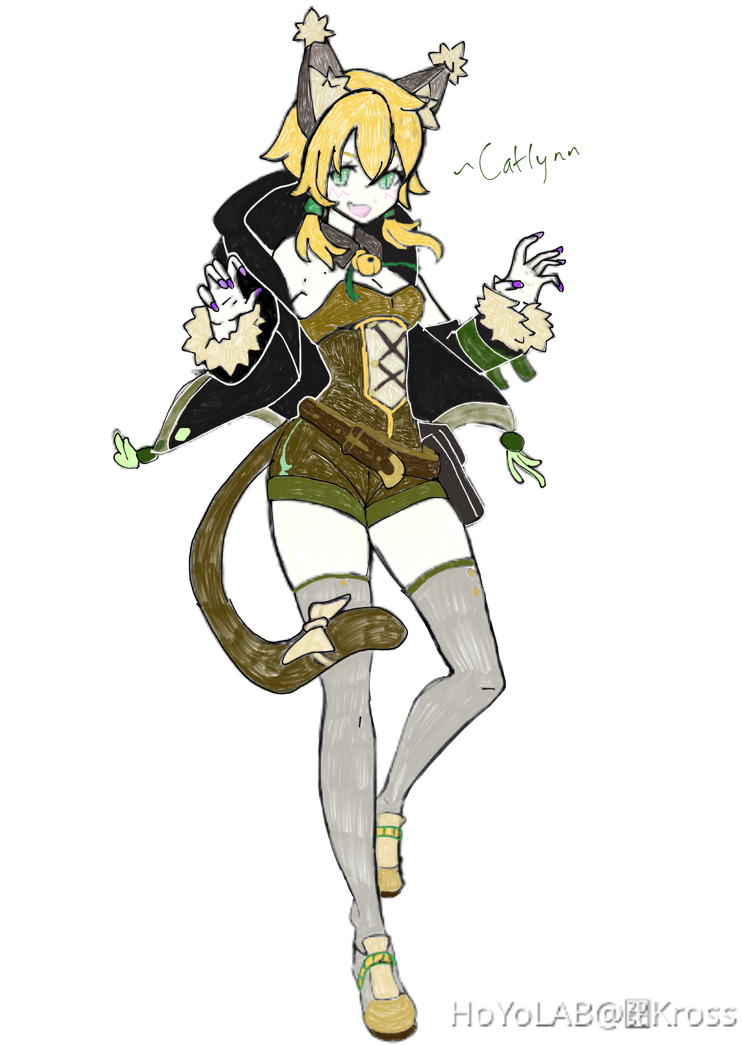 Catlynn colored version Genshin Impact | HoYoLAB