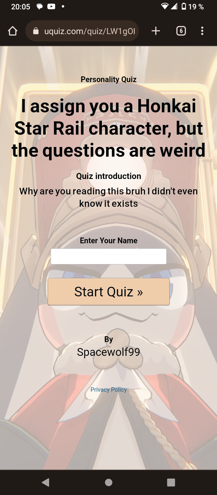 A random star rail quiz i found Honkai: Star Rail | HoYoLAB