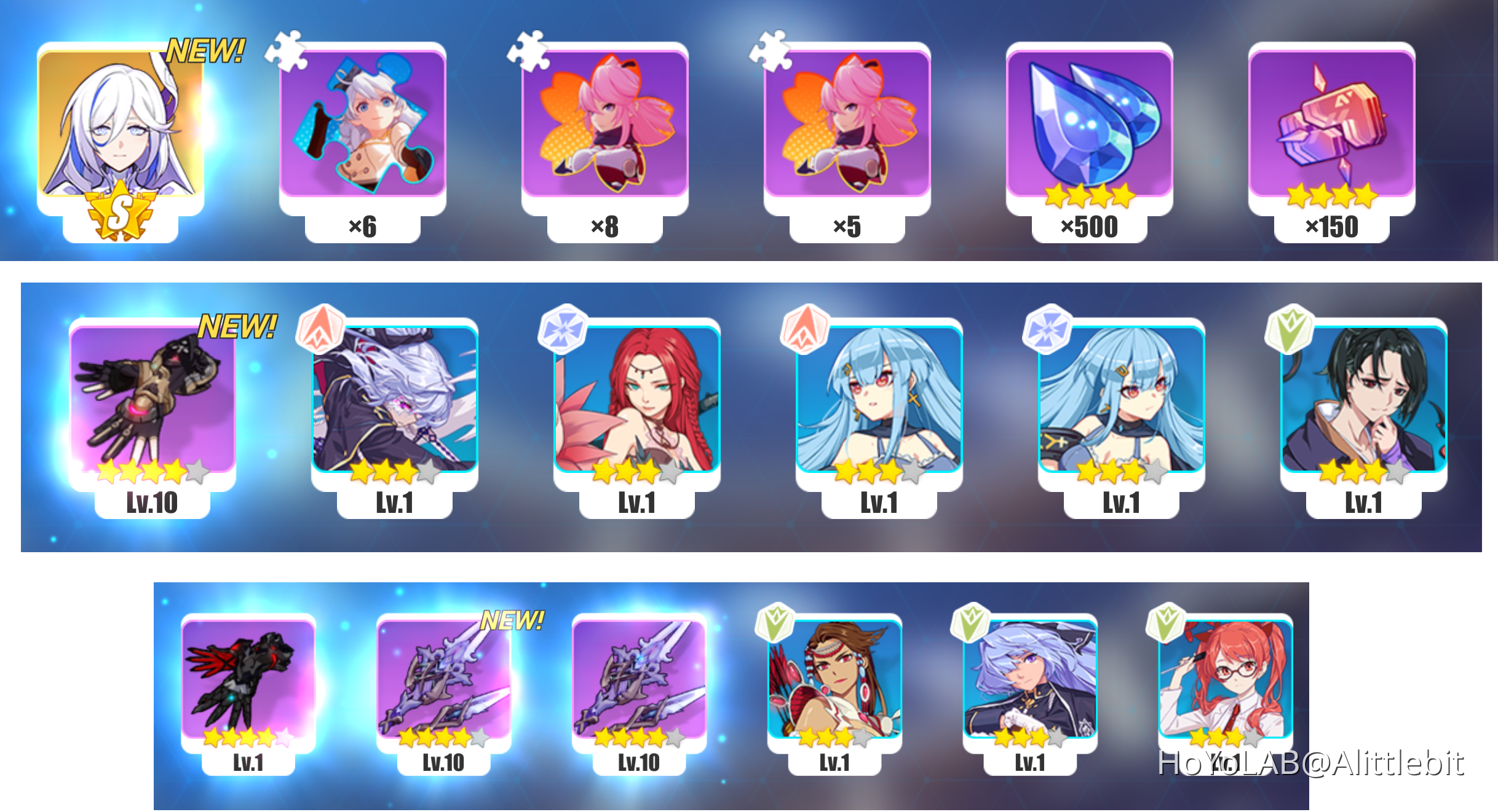 Recent pulls Honkai Impact 3rd | HoYoLAB