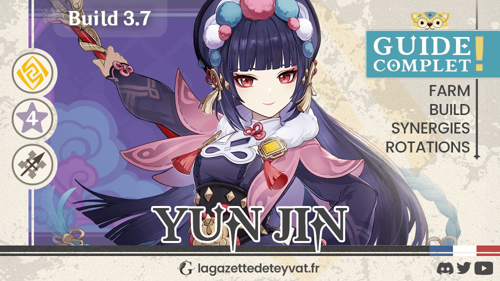 [Guide pour la version 3.7] Yun Jin ― Farm, build, synergies, rotations Genshin Impact | HoYoLAB
