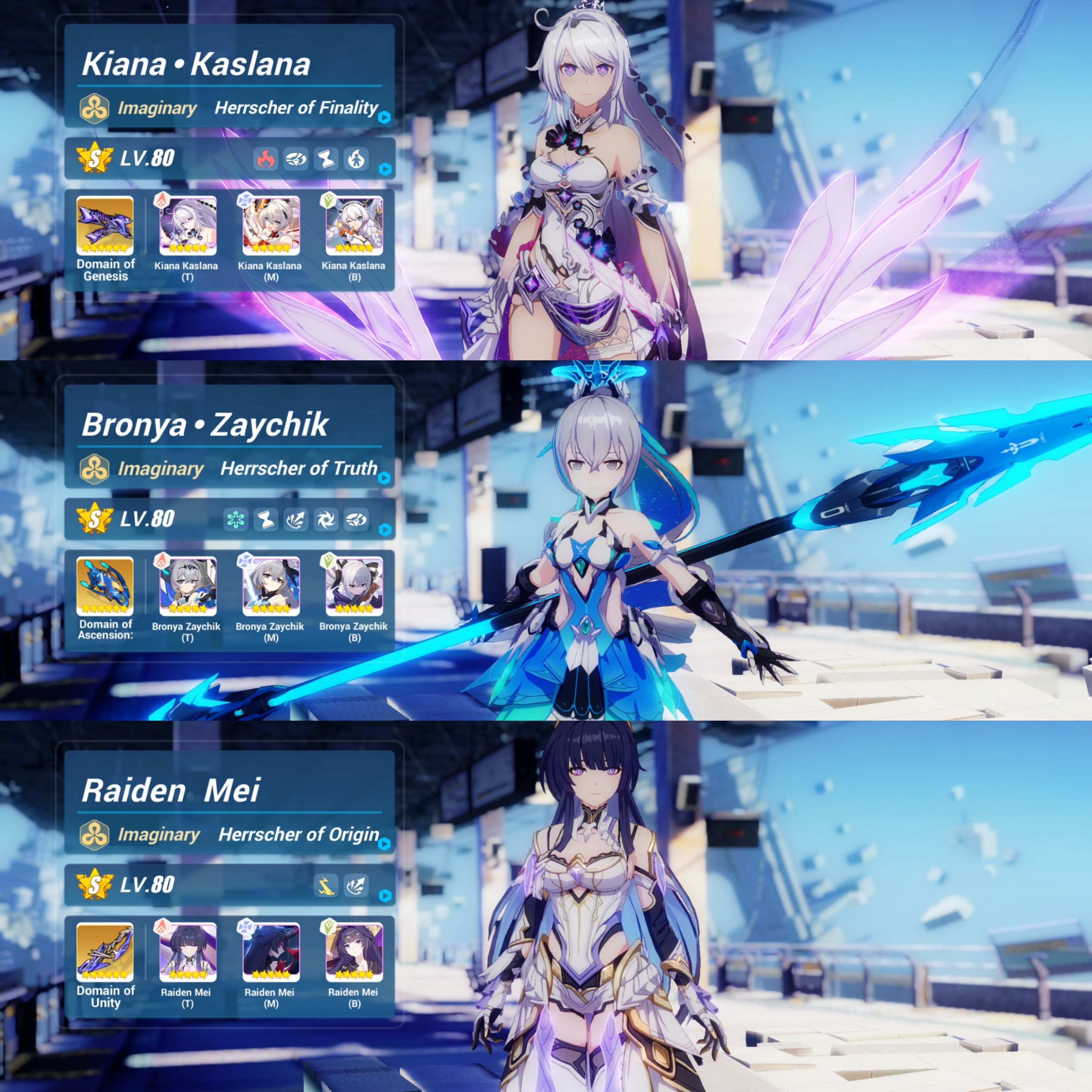 Finally, my trio is complete! Honkai Impact 3rd | HoYoLAB