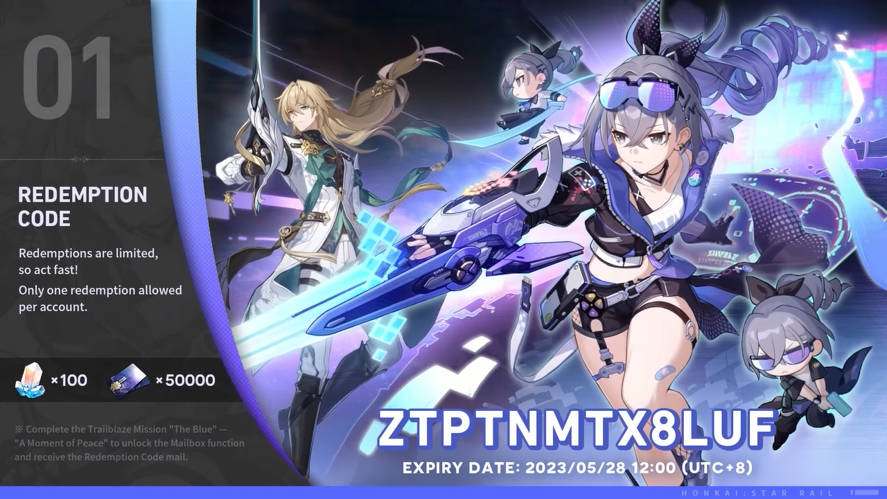 HSR 1.1 Special Program | Livestream Redemption Codes Honkai: Star Rail ...