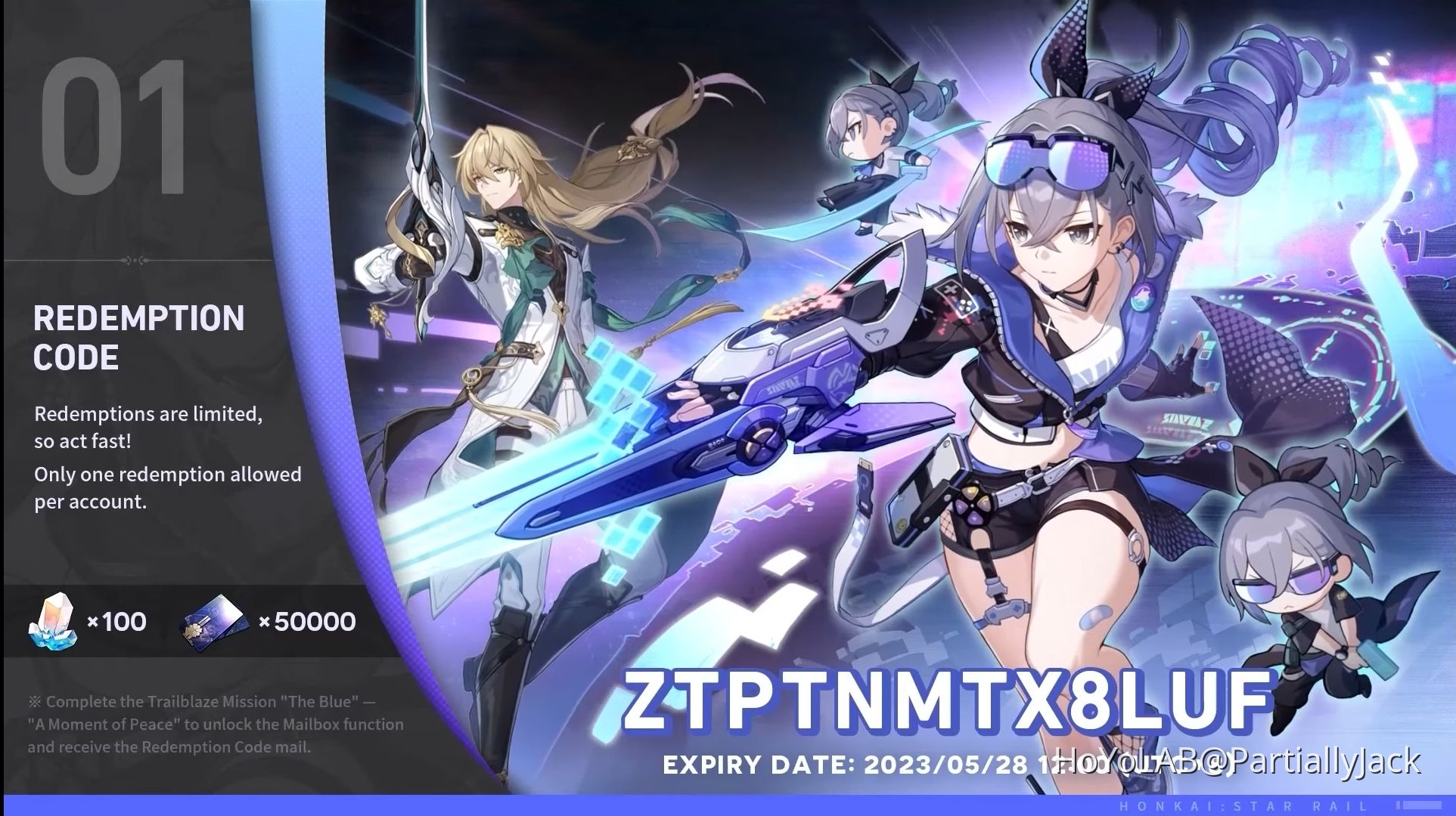 Code! (Honkai Star Rail 1.0) Honkai: Star Rail | HoYoLAB