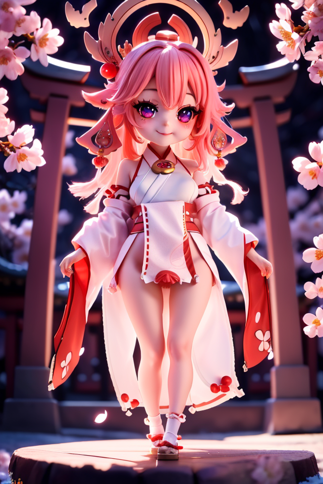 Chibi Yae Miko (Stable Diffusion) 💖💕 Genshin Impact | HoYoLAB