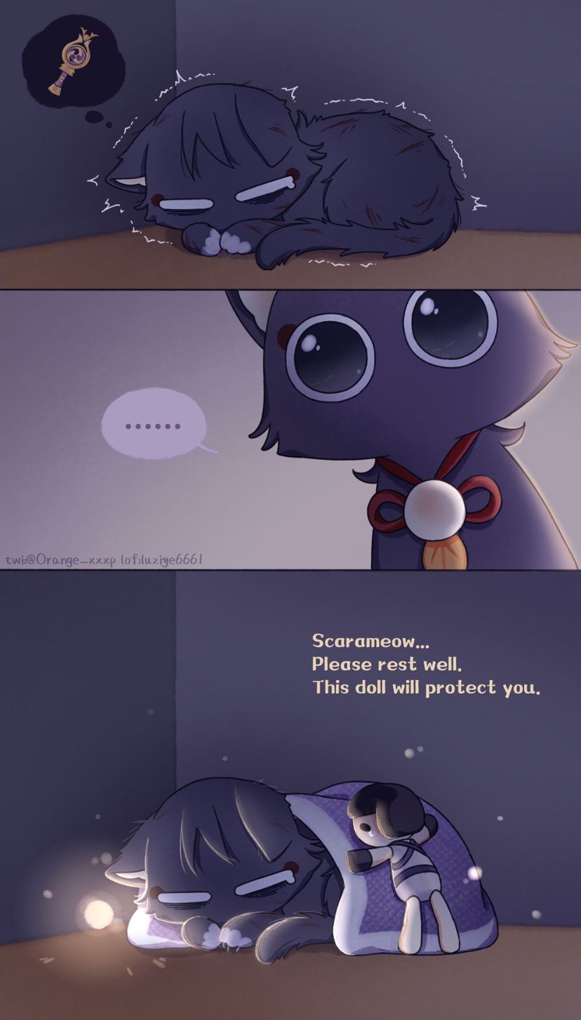 scarameow and kabukimeow 🫶 Genshin Impact | HoYoLAB