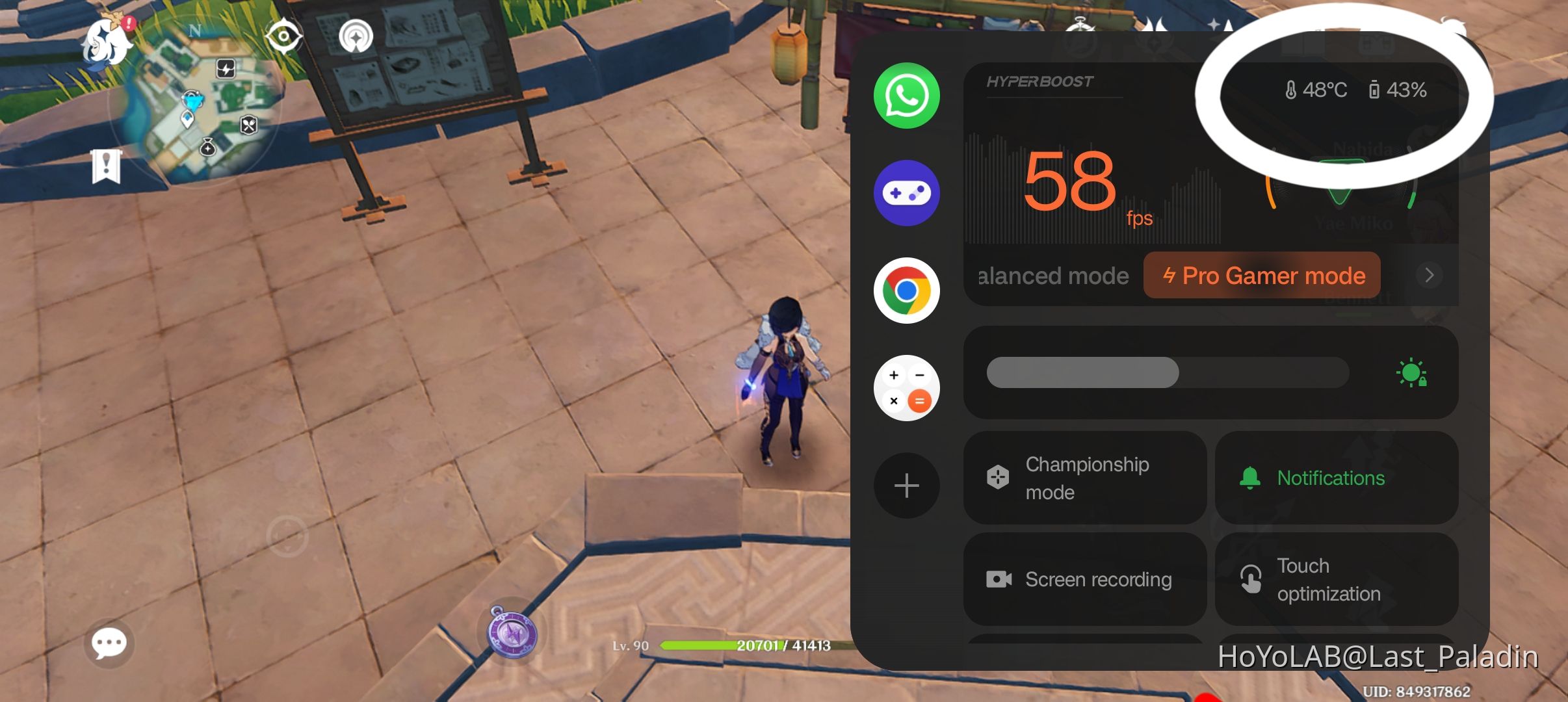 how hot has your phone gotten? mines 48° celcius Genshin Impact | HoYoLAB