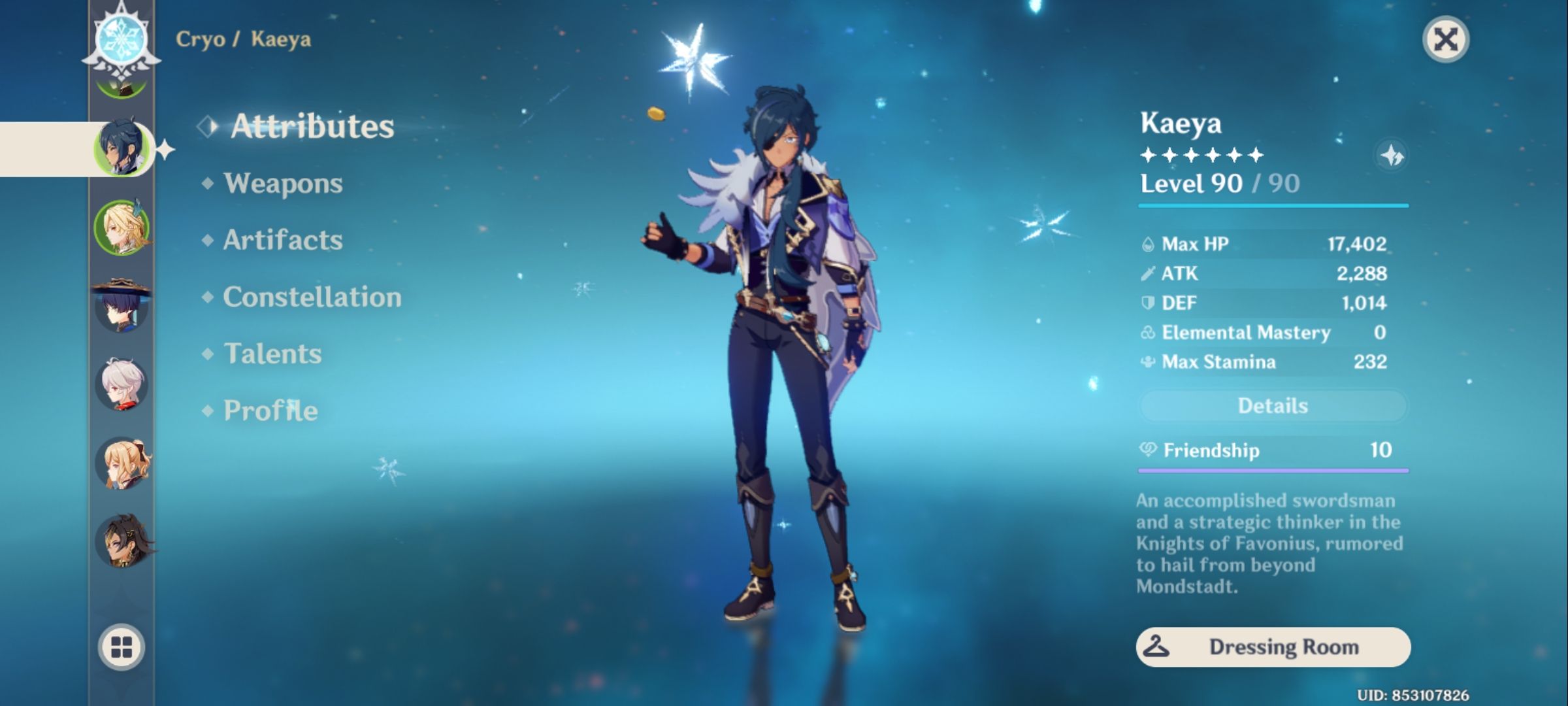 Is this good enough for an average Kaeya build? Genshin Impact | HoYoLAB