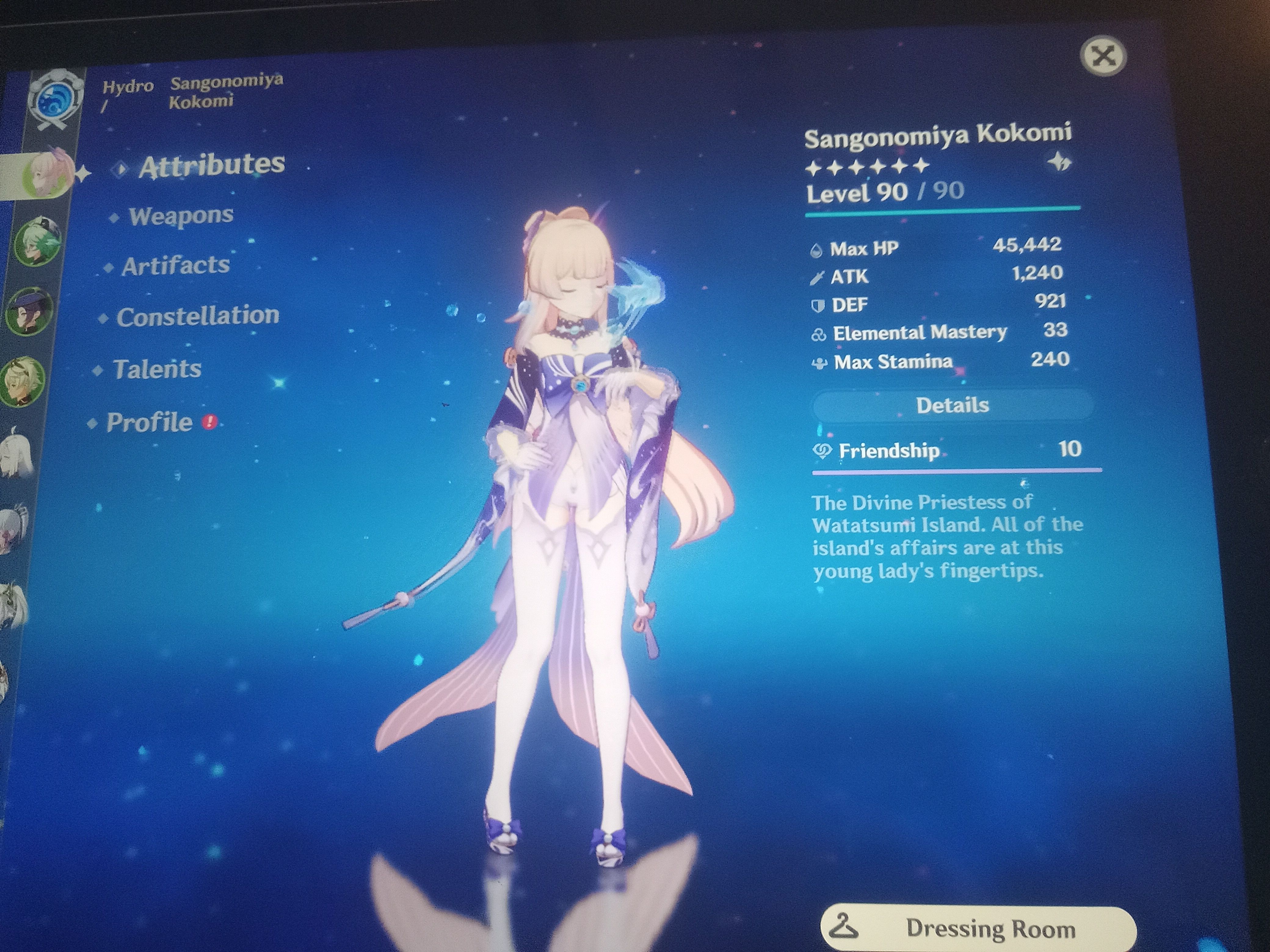 my dps kokomi build Genshin Impact | HoYoLAB