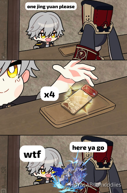 my first hsr wishing experience Honkai: Star Rail | HoYoLAB