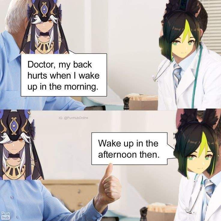 Cyno dad jokes!! (NOT MINE) Genshin Impact | HoYoLAB