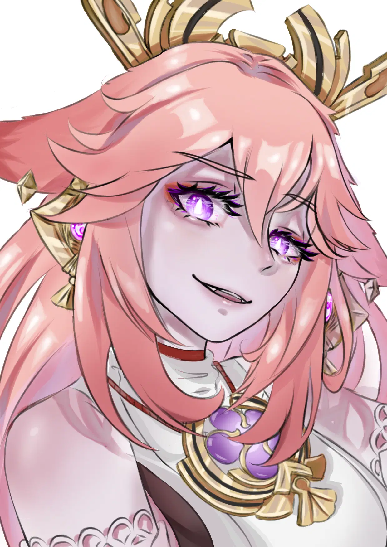 yae miko Genshin Impact | HoYoLAB