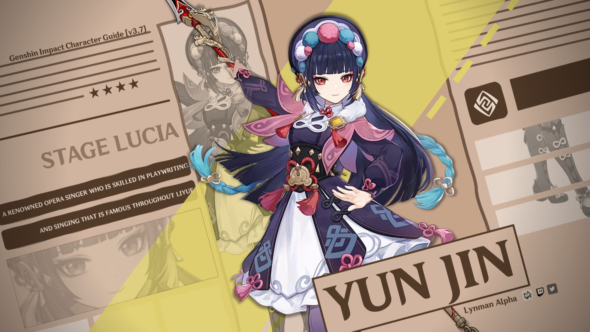 Yun-Han Opera Troupe Director | Yun Jin | Genshin Impact Character ...